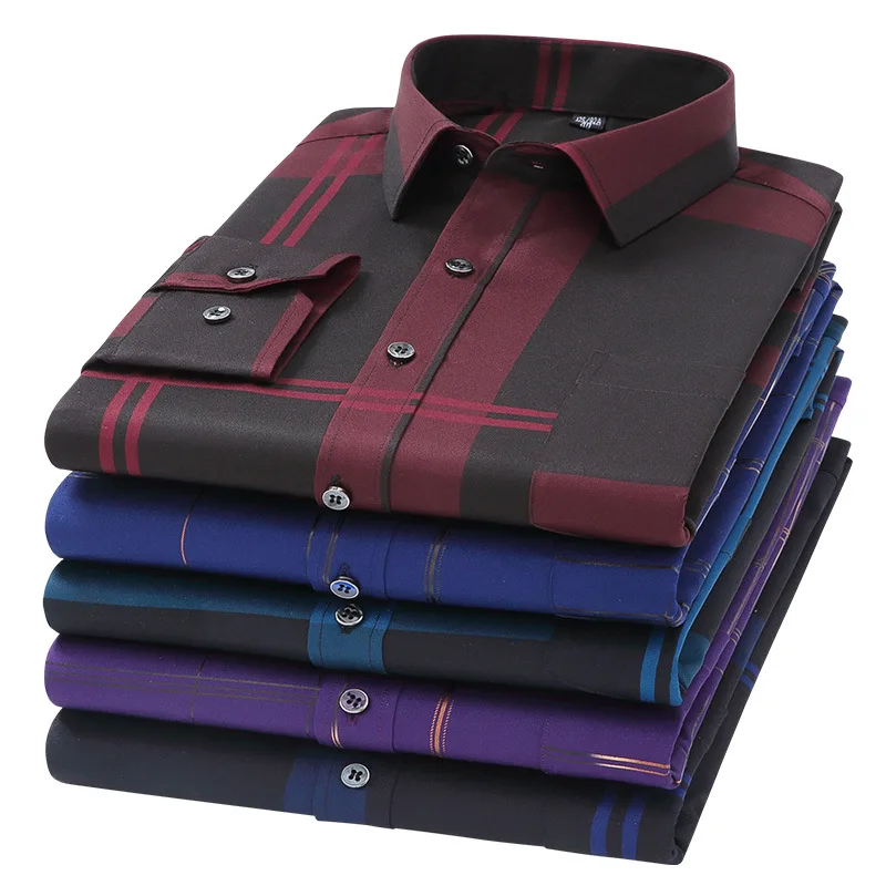 Camisas-de-vestir-para-hombre-primavera-oto-o-ltima-gran-oferta-sin-hierro-antiarrugas-negocios ...