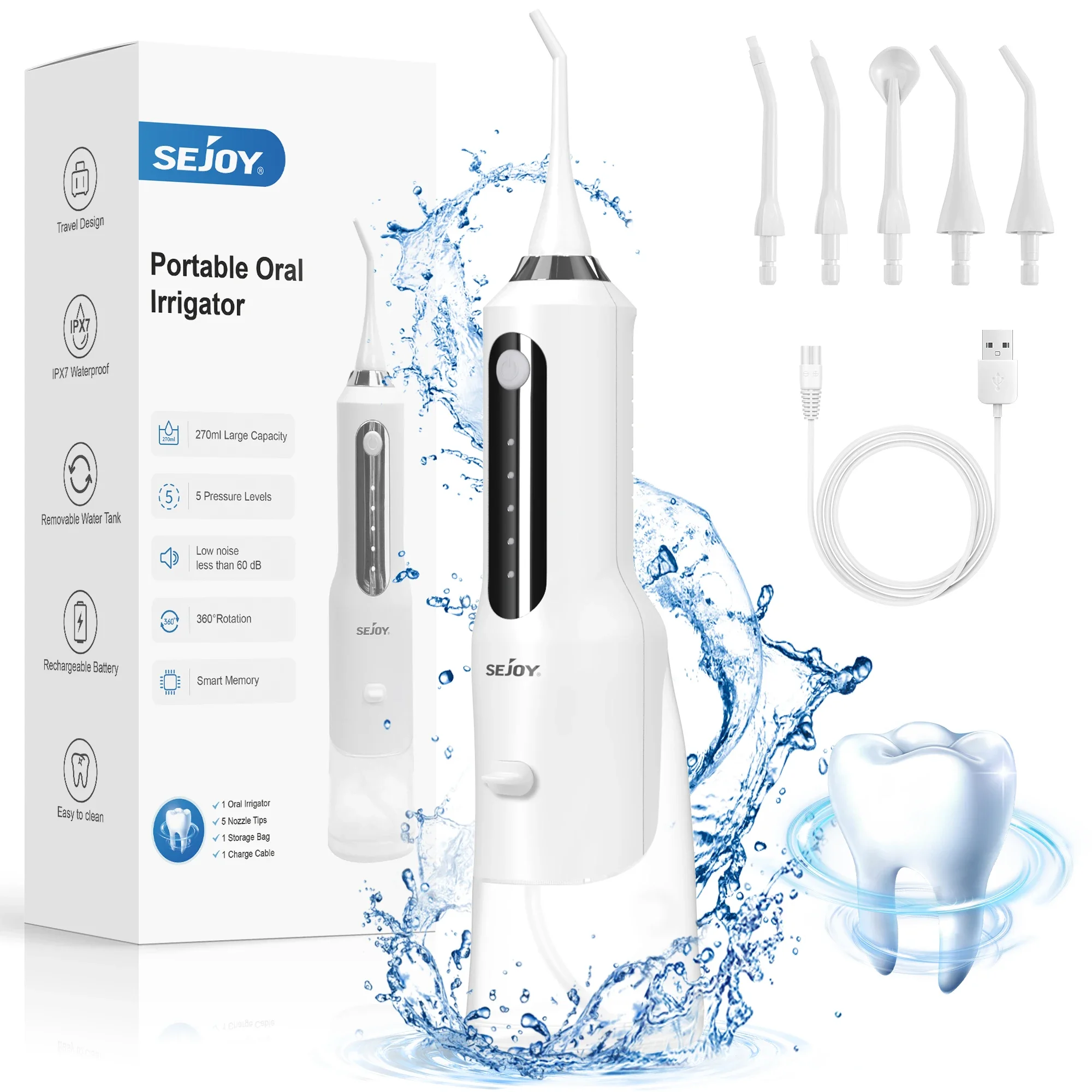 Irrigador-Dental-el-ctrico-inal-mbrico-irrigador-Oral-profesional ...