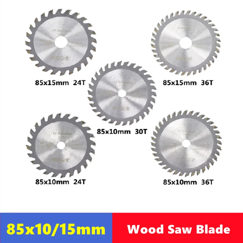 Mini-circular-saw-blade-85x10-15mm-24T-30T-36T-high-quality-wood-saw ...