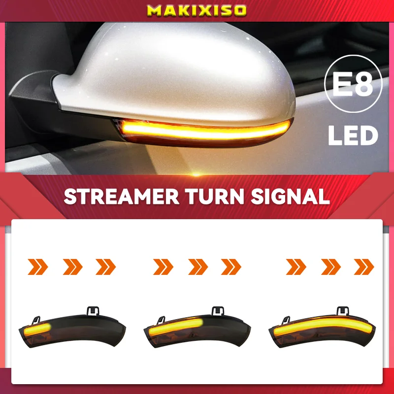 2pcs Dynamic Blinker For VW GOLF 5 GTI V MK5 Jetta Passat B5.5 B6 ...