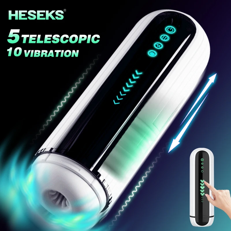 HESEKS 5 Thrusting Vibrations Vibrator Automatic Male Masturbators ...