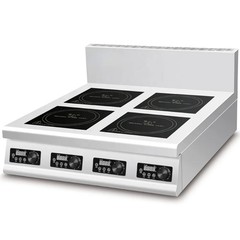 Cocina-de-Inducci-n-comercial-Industrial-plana-4-quemadores-encimera ...