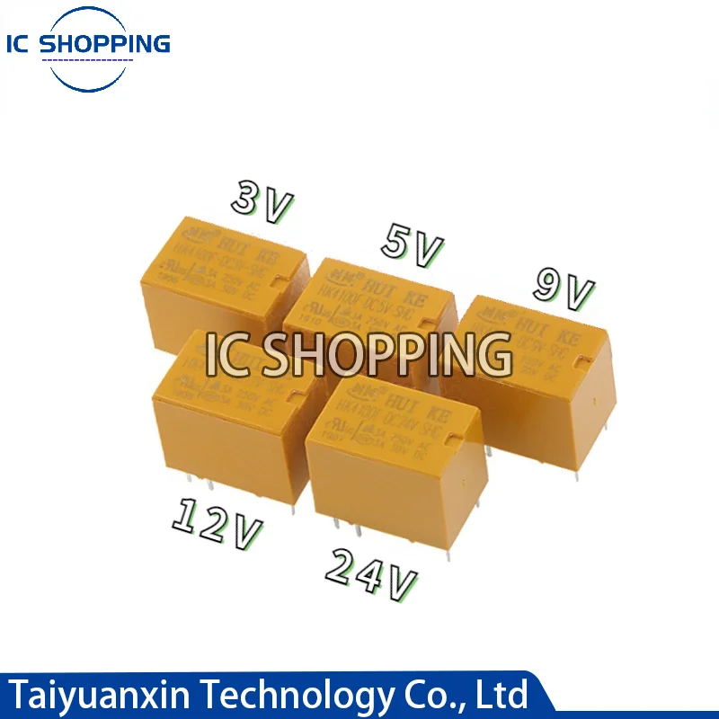 10Pcs-Relay-HK4100F-DC3V-SHG-HK4100F-DC5V-SHG-HK4100F-DC12V-SHG-HK4100F ...
