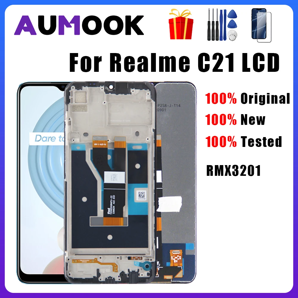 Original-LCD-For-Realme-C21-Display-Touch-Screen-Digitizer-Assembly ...