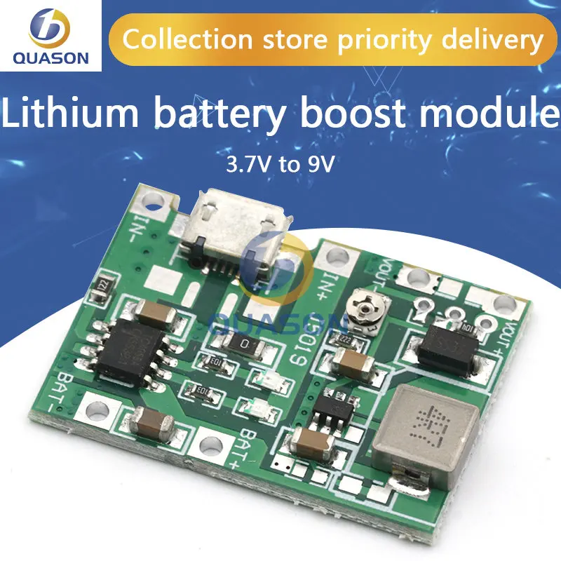 Placa de carga de batería de iones de litio, módulo de refuerzo de DC DC, 18650, 3,7 V, 4,2 V ...
