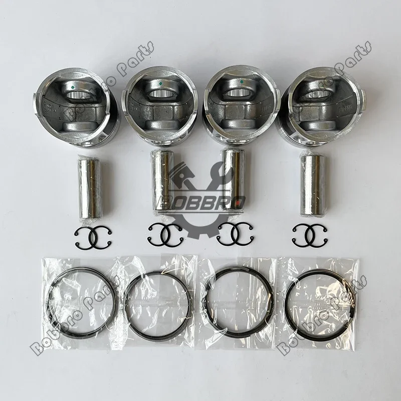 Pist-n-K4M-ME203223-anillos-ME200689-para-Mitsubishi-PAJERO-MONTERO-2-8 ...