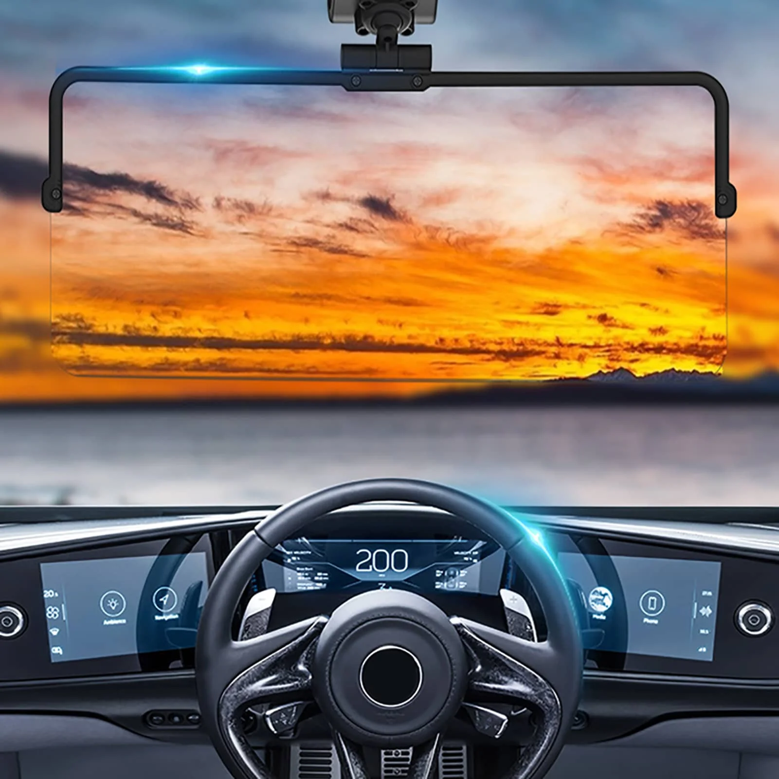 Car Sun Visor Polarized Sunshade Plate Clear Vision Anti Dazzles Anti car-sun-visor-polarized-sunshade-plate-clear-vision-anti-dazzles-anti