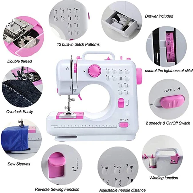 Nex Ne-Cs141W-M Portable Mechanical Sewing Machine – Dropshipper.com