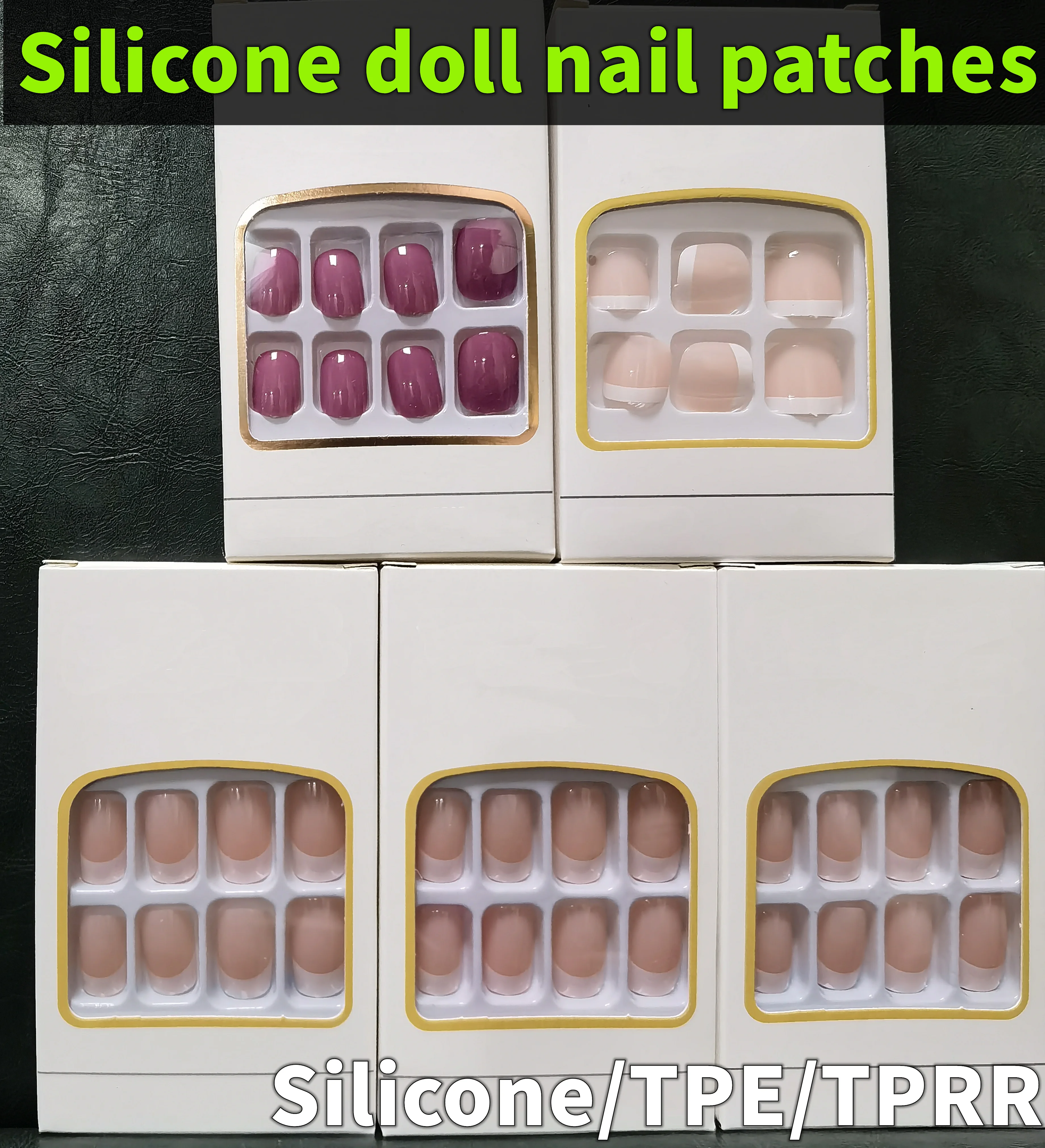 Silicone-doll-patch-nails-silicone-TPE-TPR-special-nails-fingernails ...
