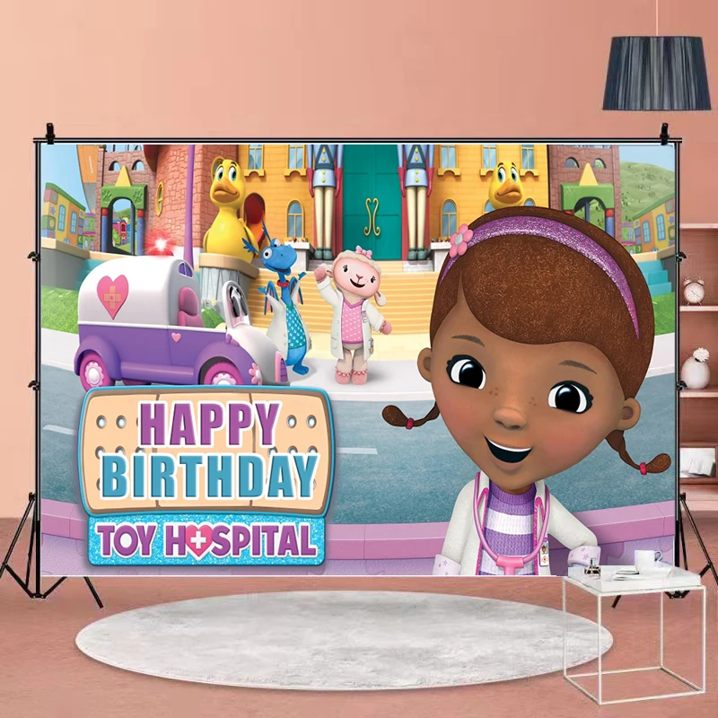 Doc Mcstuffins Party Backdrop