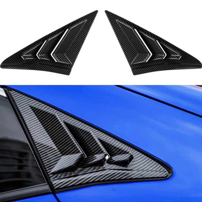 For Honda Civic 10th Gen 2016-2020 Hatchback Rear Side Window Louvers ...