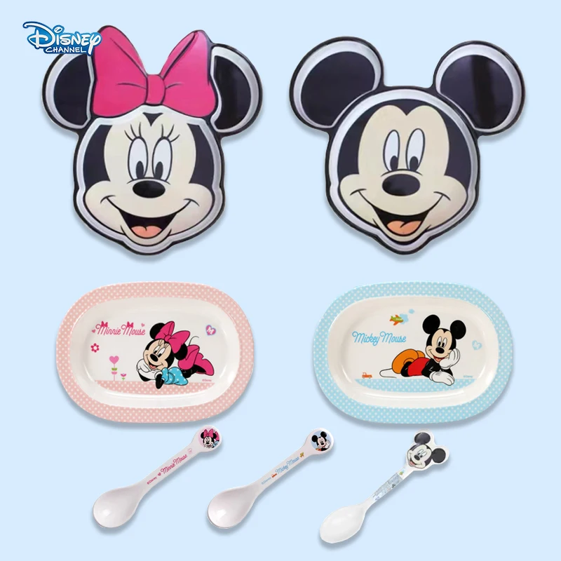 Mickey Mouse Spoon Plate | Mickey Minnie Tableware | Tableware Minnie ...