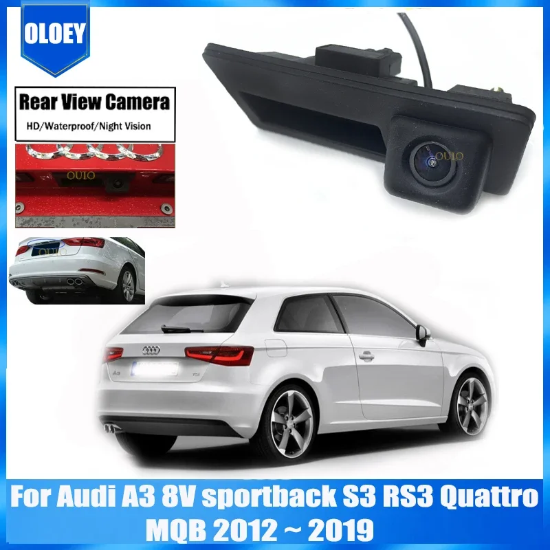 HD-rear-camera-For-Audi-A3-8V-sportback-S3-RS3-Quattro-MQB-2012-2019 ...