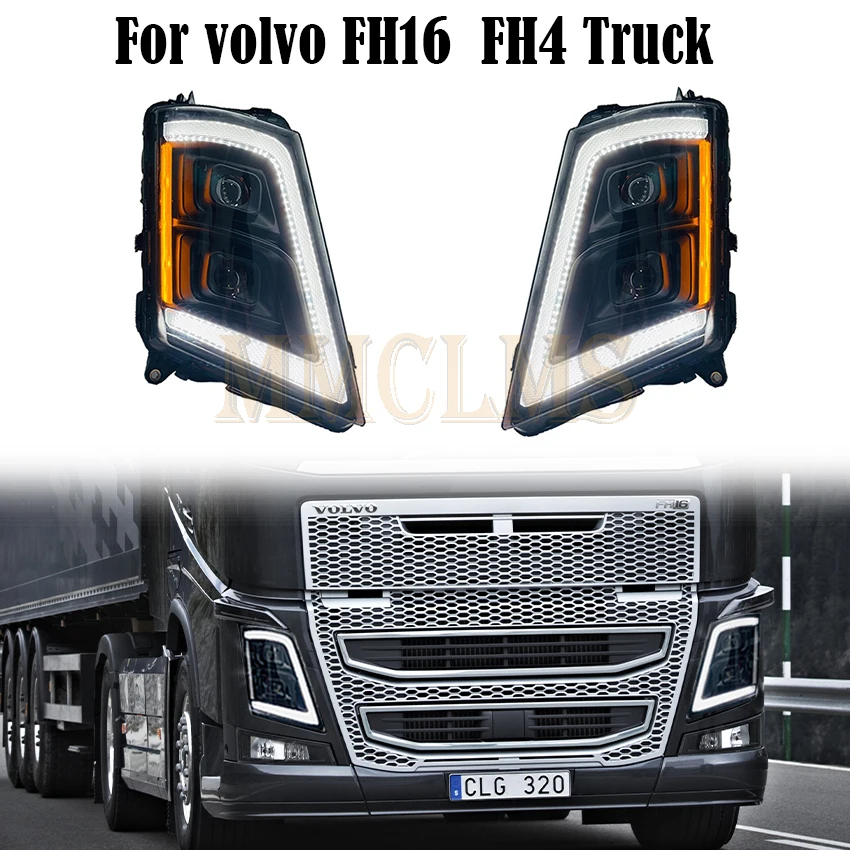 LH/RH Suitable For Volvo FH16 FH4 Head Lamp with lens Left And Right ...