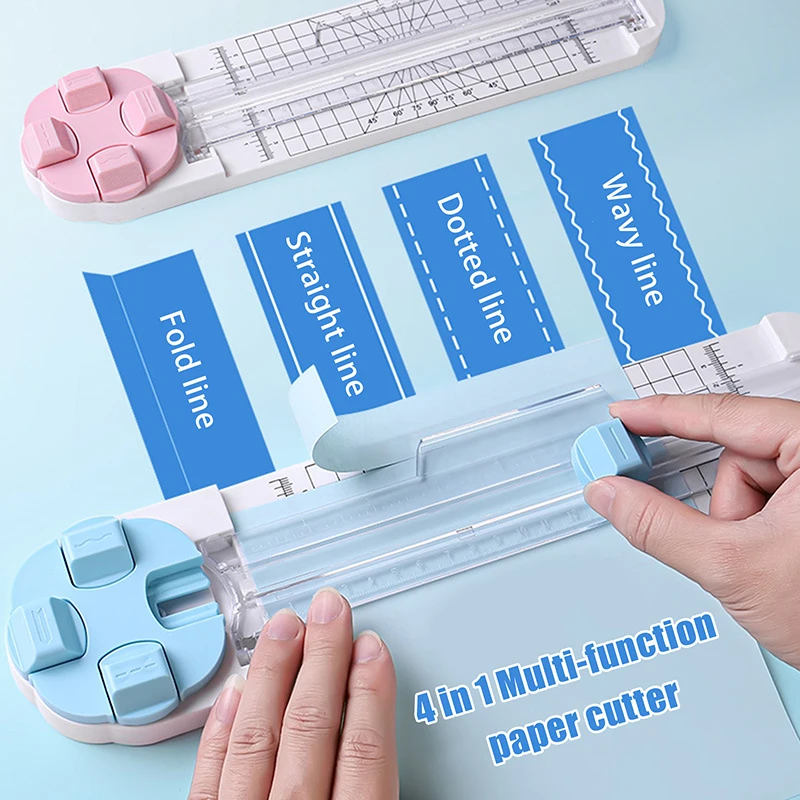 4 In1 Paper Trimmer Craft Paper Cutter Multi-Function Scrapbooking Tool ...