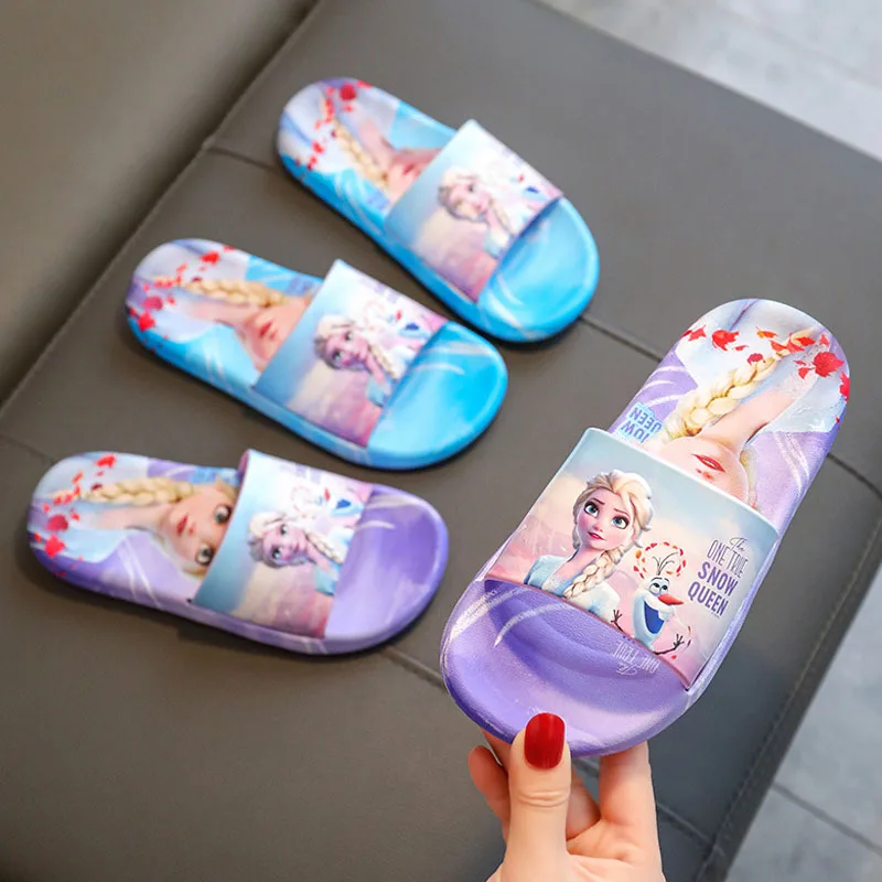 Disney-Frozen-Elsa-Princess-Live-Home-Slippers-Girl-s-Summer-Bathrooms ...