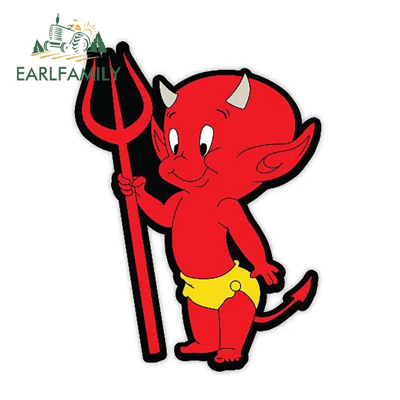 Earlfamily 13cm X 9.8cm Car Stickers Little Devil Bad Sticker Vinyl ...