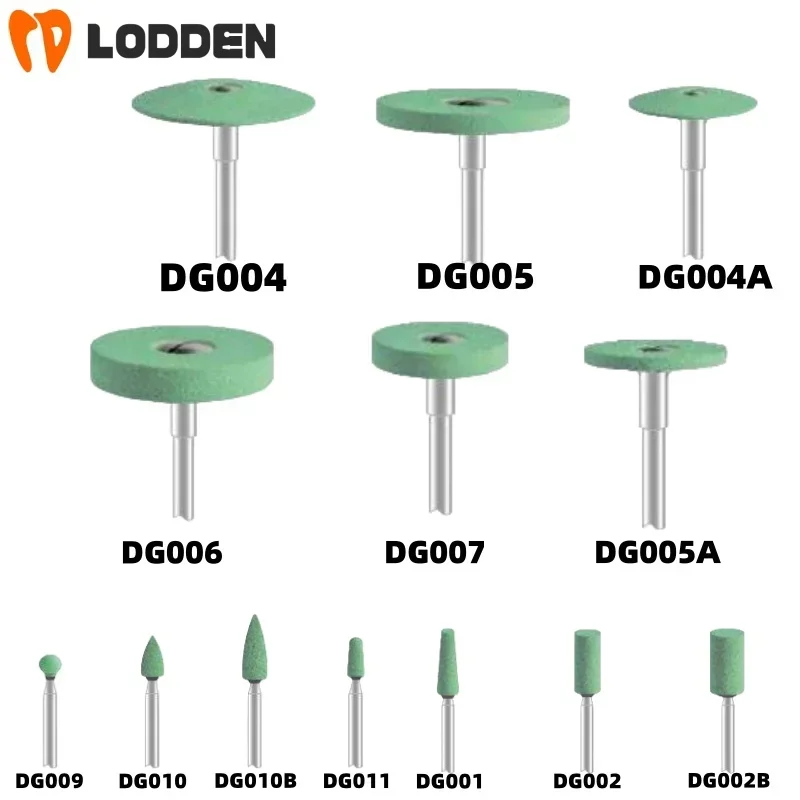 1pcs-Zirconia-Grinding-Polishing-Burs-Dental-Lab-Green-Stone-for ...