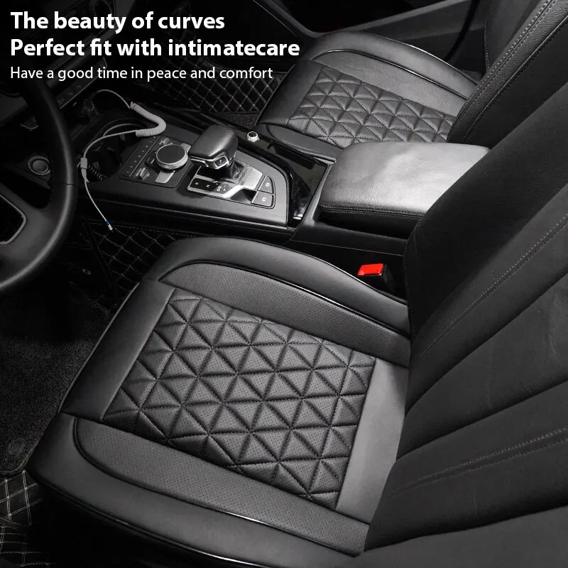 Car Seat Covers Cushion for Cars Trucks SUV Double Stitch Faux Leather BLACK Padded with Storage Pockets Fits 95 of Vehicles AliExpress