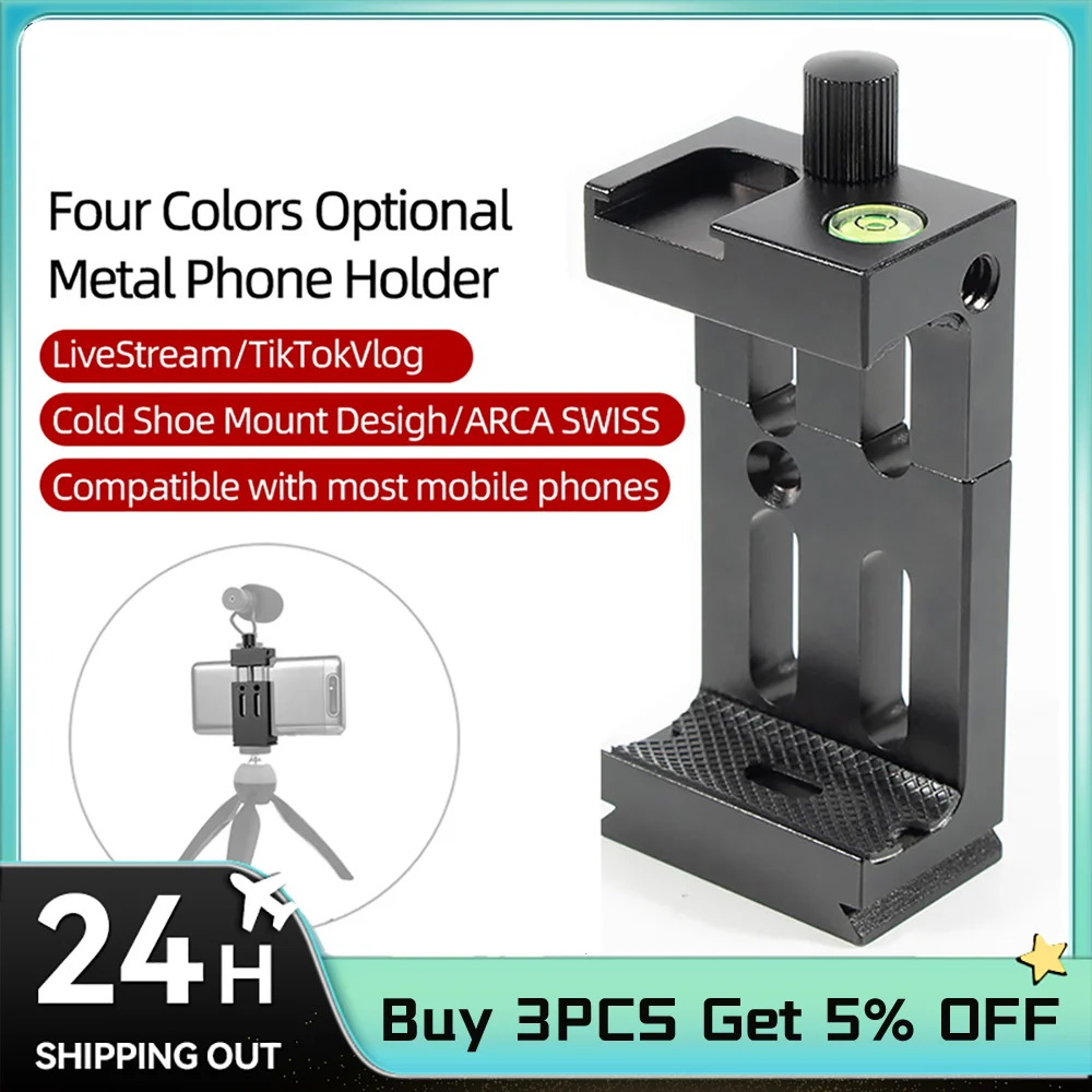 More-stable-Tripod-Head-Bracket-Mobile-Phone-Holder-Clip-For-Phone ...