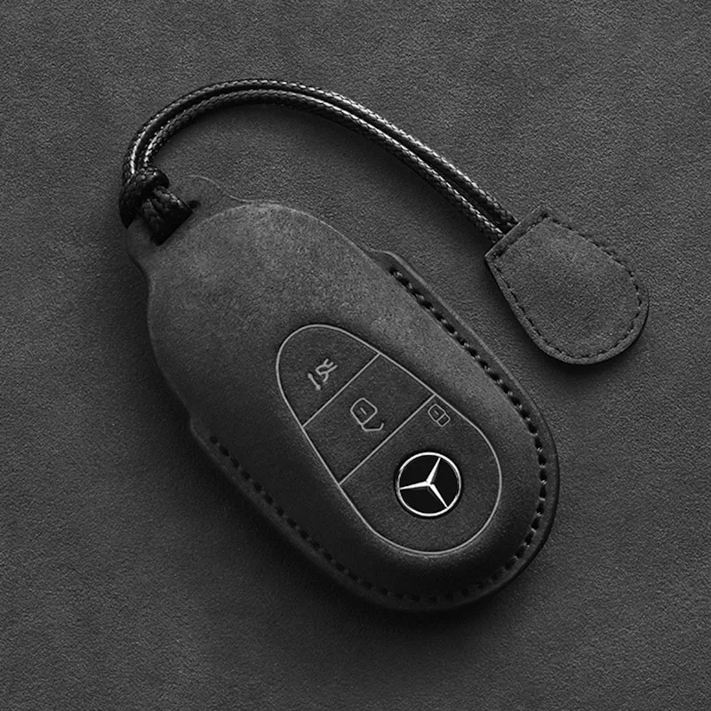 Leather Car Key Case For Mercedes Benz C /S Class W223 W206 S350L S400L ...