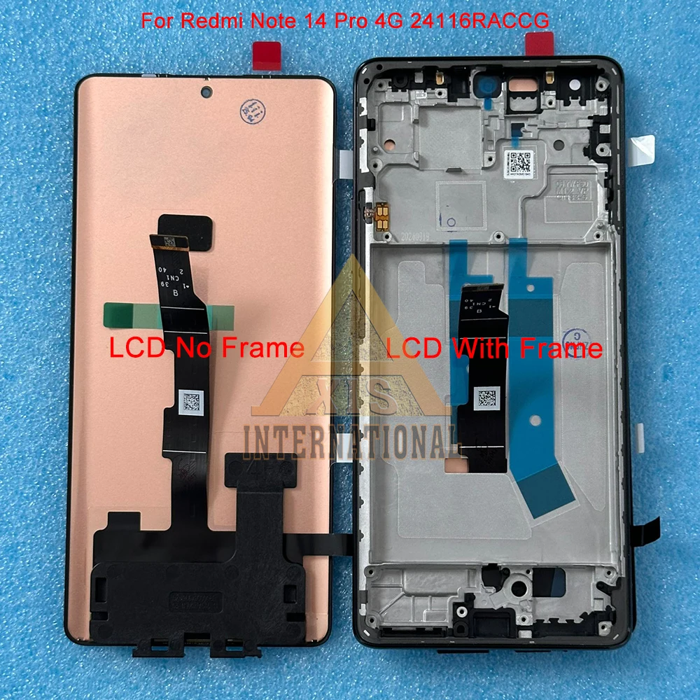 Original 6,67 ''Amoled para Xiaomi Redmi Note 14 Pro 4G 5G /14 Pro ...