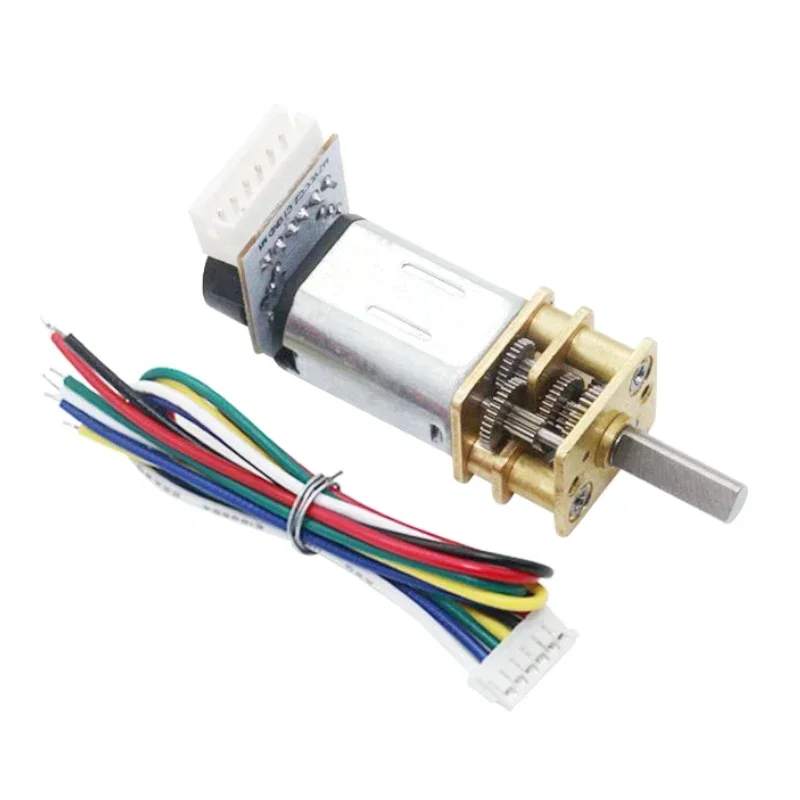 Mini-Micro-Metal-Gear-Motor-Encoder-Gear-Motor-Redu-o-de-velocidade ...