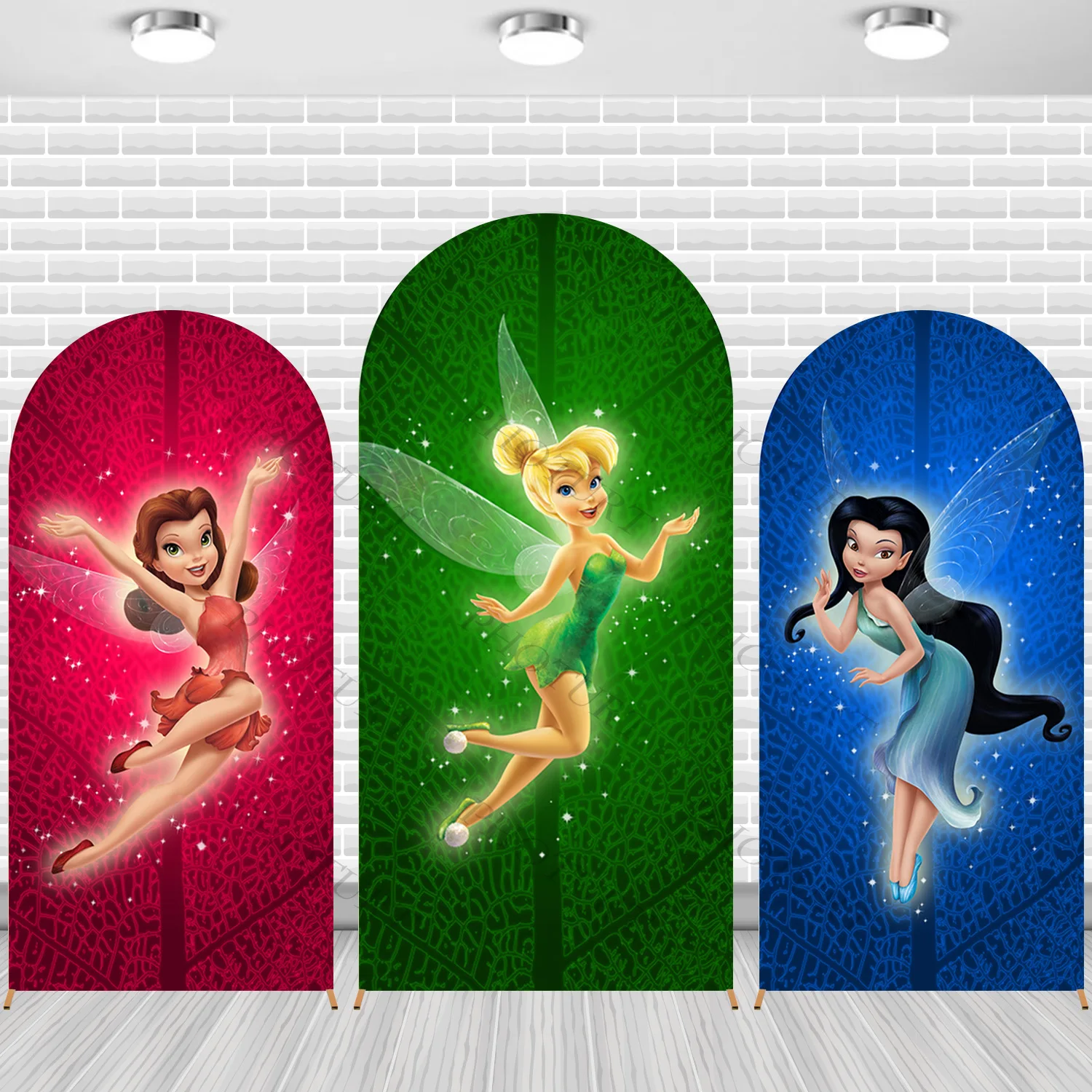 Arch-Disney-Tinker-Bell-Background-Kids-Birthday-Party-Backdrop-Double ...