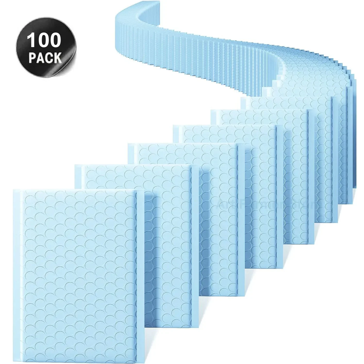 100Pcs Delivery Package Packaging Blue Bubble Envelope Packing Bag ...