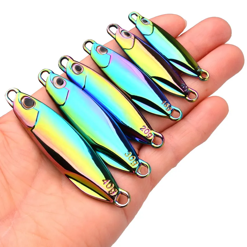 10Pcs-Plating-DUO-Metal-Jig-Lure-7g-10g-15g-20g-30g-40g-60g-80g-Jigging ...