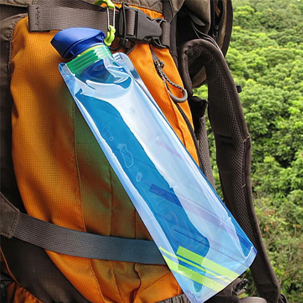 700mL-Reusable-Travel-Portable-Collapsible-Folding-Water-Bottle-Kettle ...