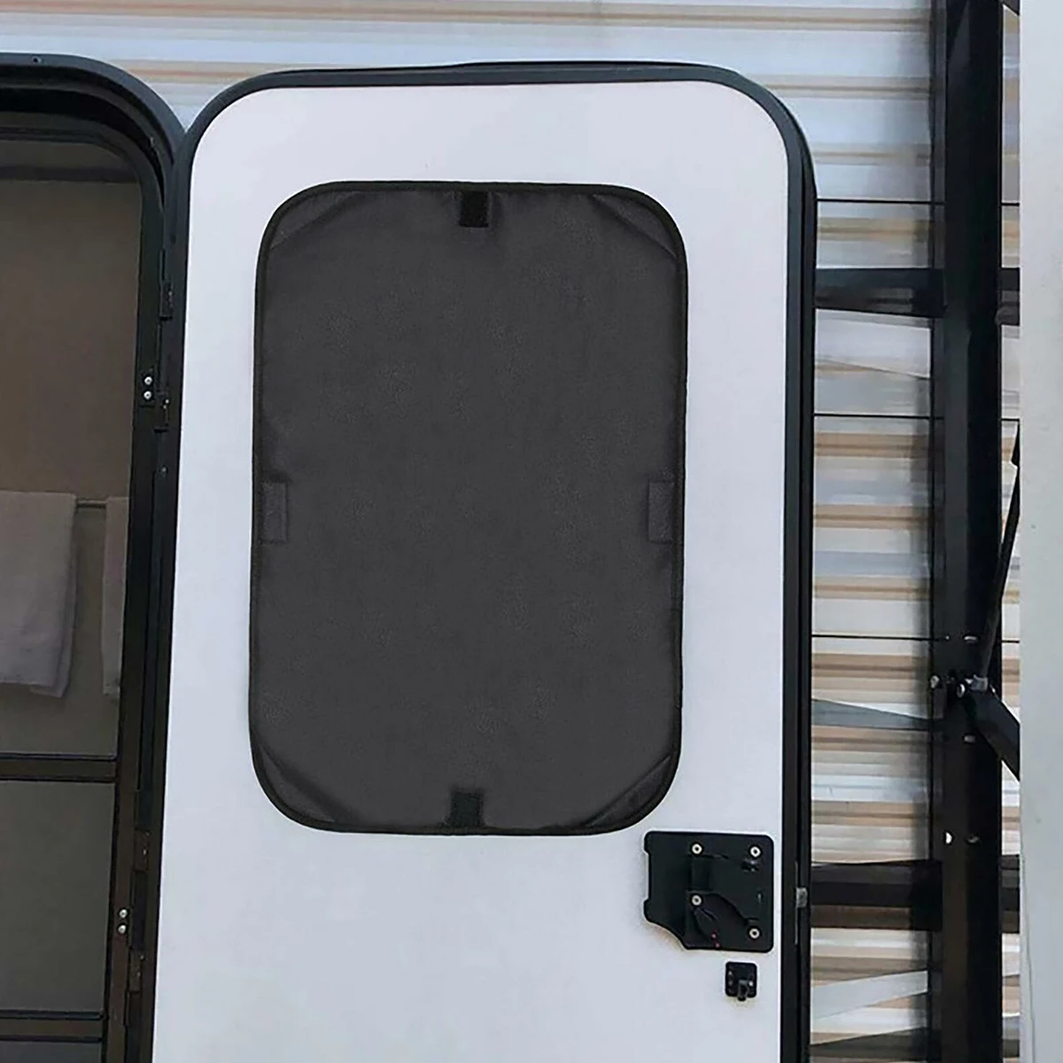 2Pcs RV Door Window Shade Cover Waterproof Oxford Cloth Window ...