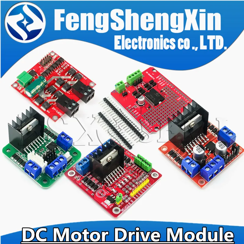 L298N-Dual-H-Bridge-DC-Stepper-Motor-Drive-Controller-Board-Module ...