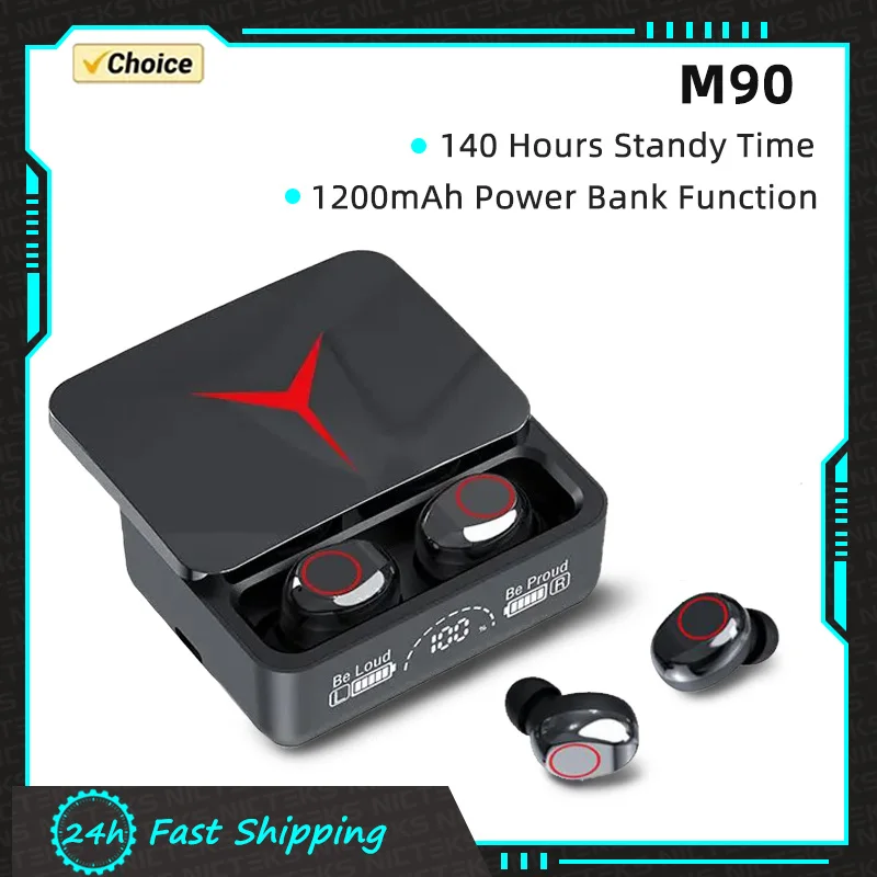 M90-Pro-TWS-Wireless-Bluetooth-Headset-V5-3-Gaming-Headset-Touch ...