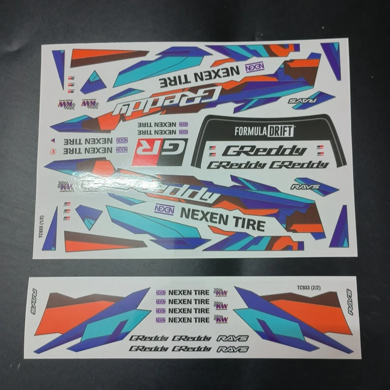 TC933-1-10-RC-Drift-Body-GR86-Greddy-Sticker-calcoman-as-de-carcasa-de ...