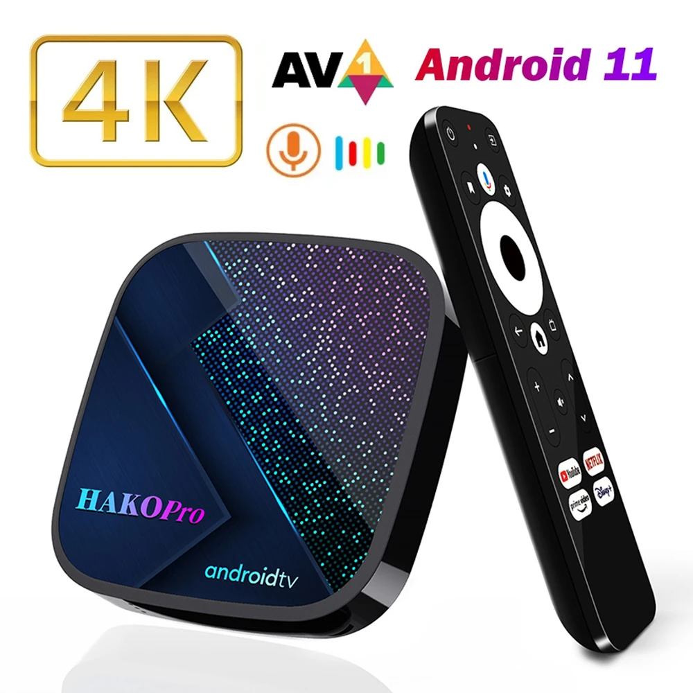 Smart TV Box Android 11 OS Amlogic S905Y4 4GB 32GB 4K HDR 10 AV1 ...