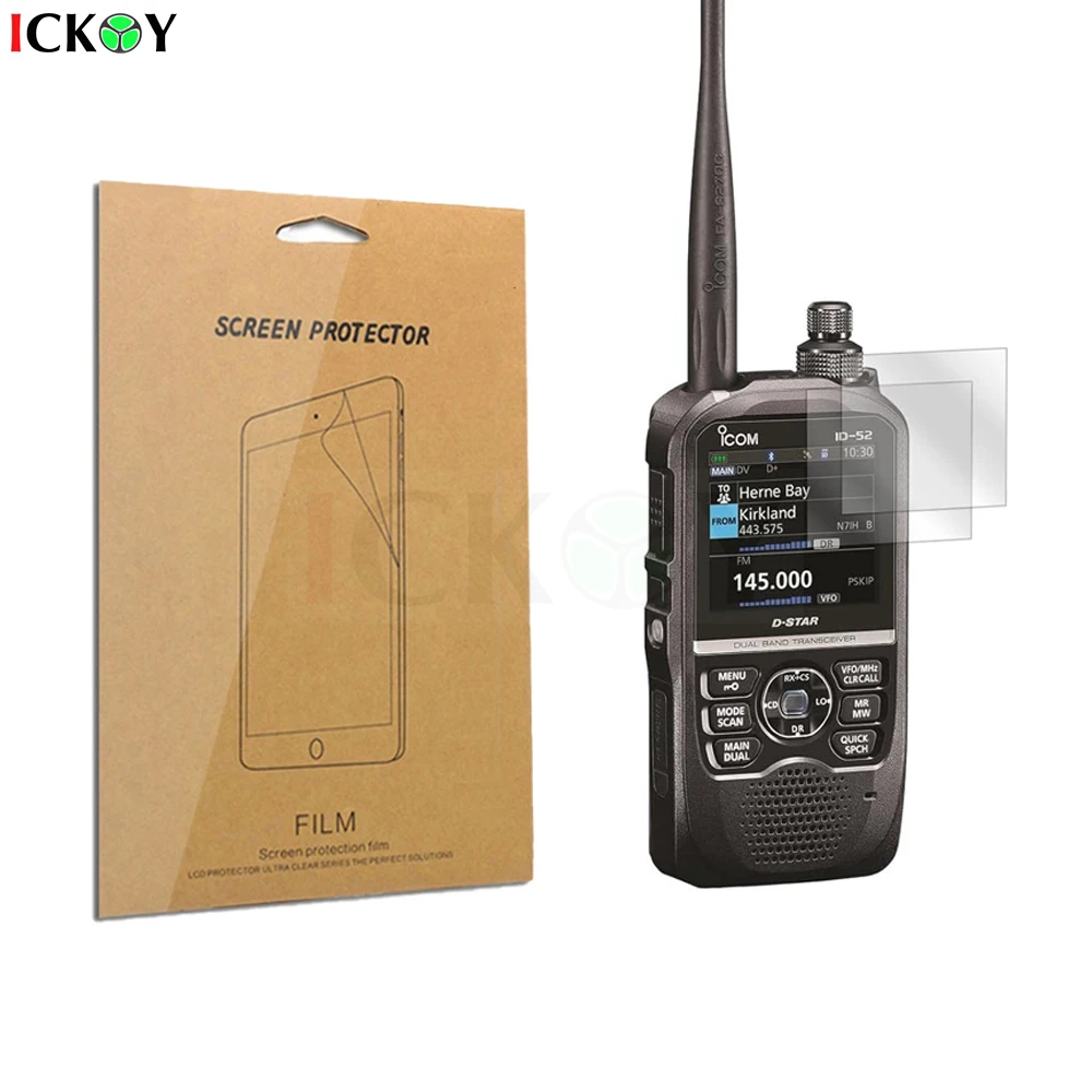 LCD-Clear-Screen-Protector-Anti-Scratches-Shield-Film-for-ICOM-ID-52A ...