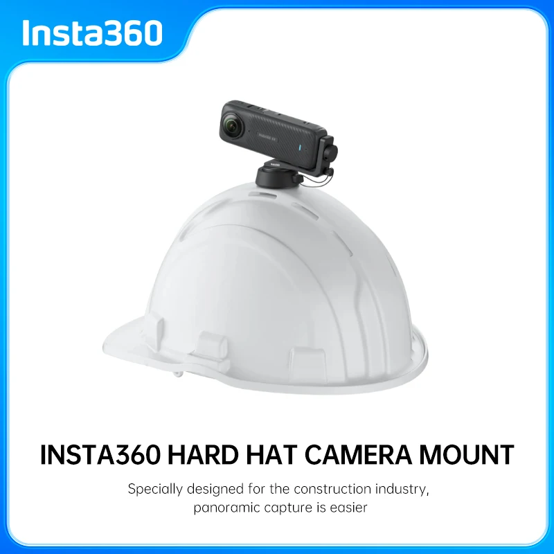 Insta360 Hard Hat Camera Mount For Insta 360 X4/One X3/One X2/ONE RS 1 ...