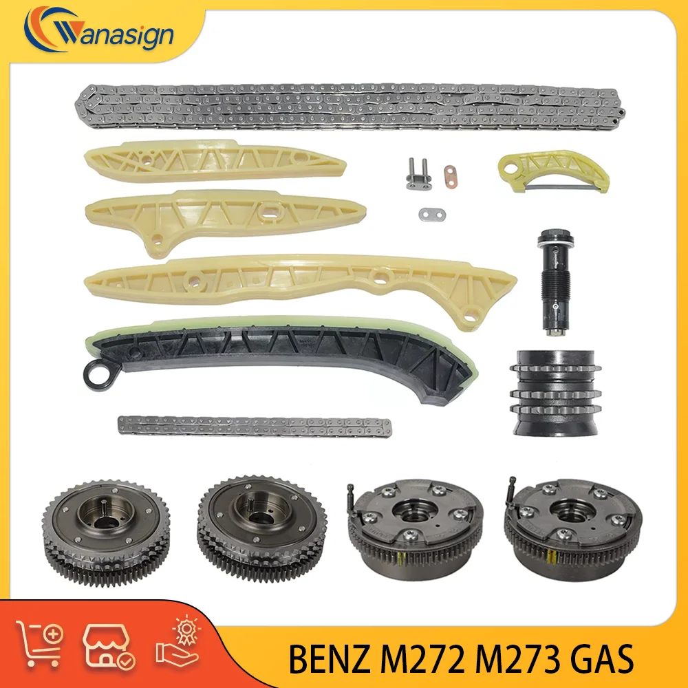 ENGINE PARTS Timing Chain Tensioner Kit Fit Set For Mercedes Benz M272 ...