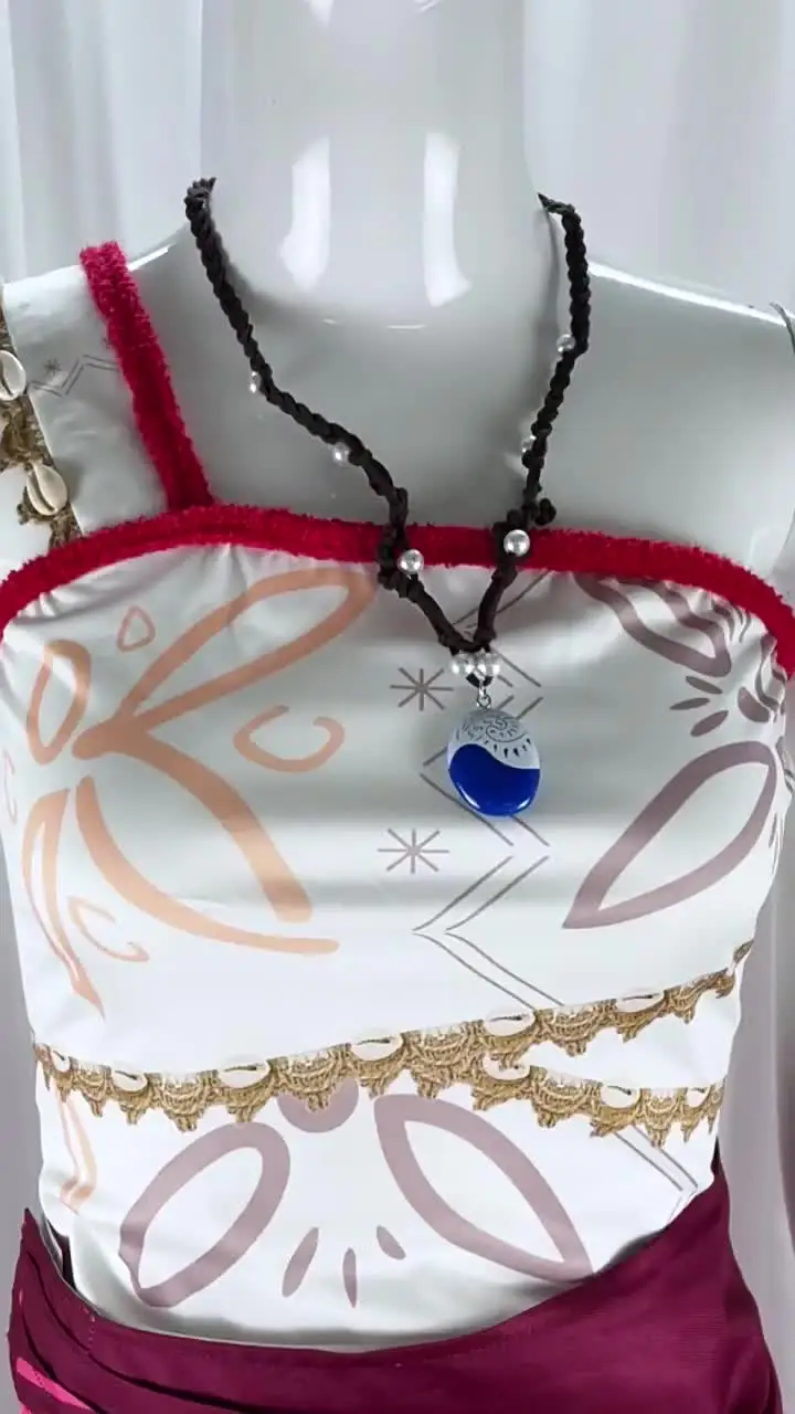Moana Toy QAQ-COSPLAY Tropical Island Princess Costume For Women Moana ...