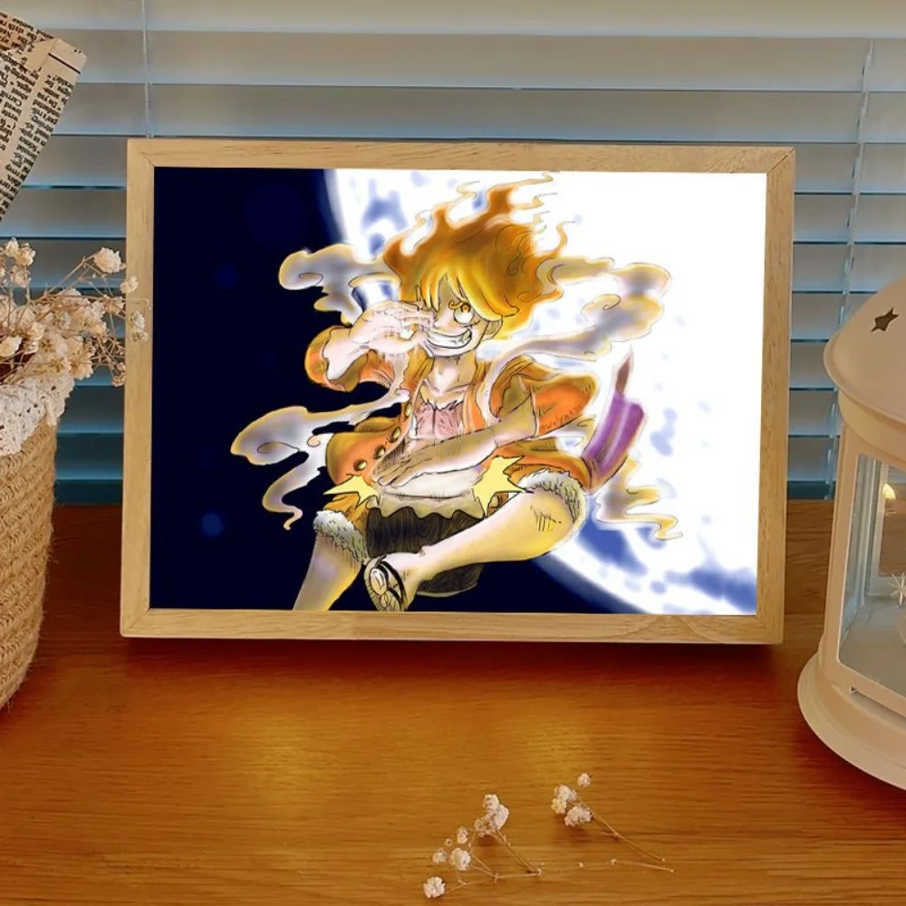 One Piece Luffy Light Painting - Illuminate Your Space with ...