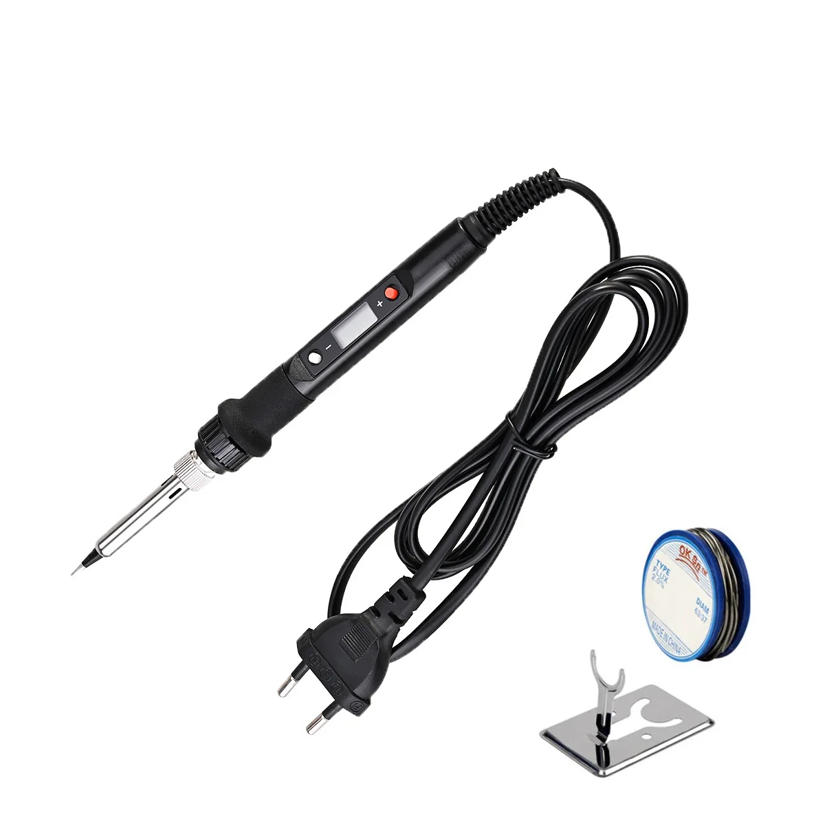 Set-6 Kit de fer à souder électrique 80W outil de soudage numérique à température réglable étain ...