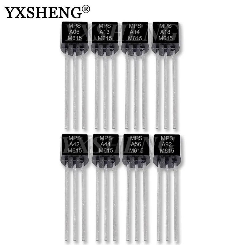 50Pcs-MPSA06-MPSA13-MPSA14-MPSA18-MPSA44-MPSA42-MPSA56-MPSA92-to92-A06 ...