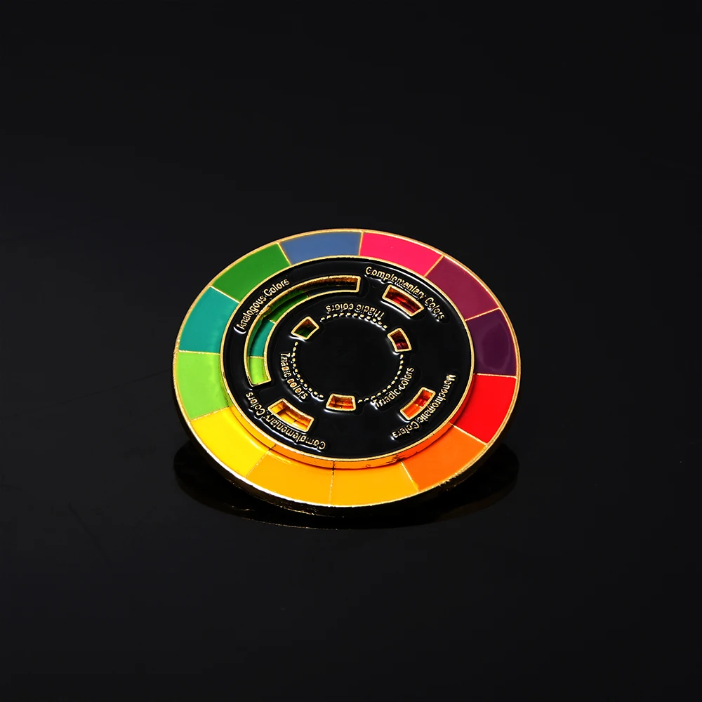 Can-Rotate-Color-Compass-Enamel-Pin-Novelty-Rotatable-Palette-Brooch ...