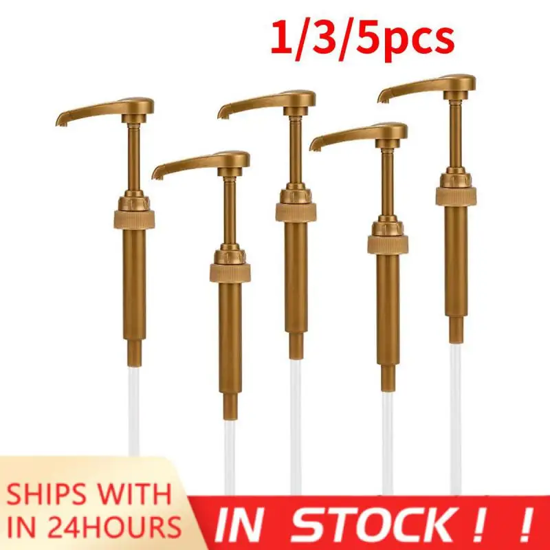 Leeseph-Syrup-Pump-Coffee-Syrup-Pump-Dispenser-Gold-Syrup-Pump-for ...