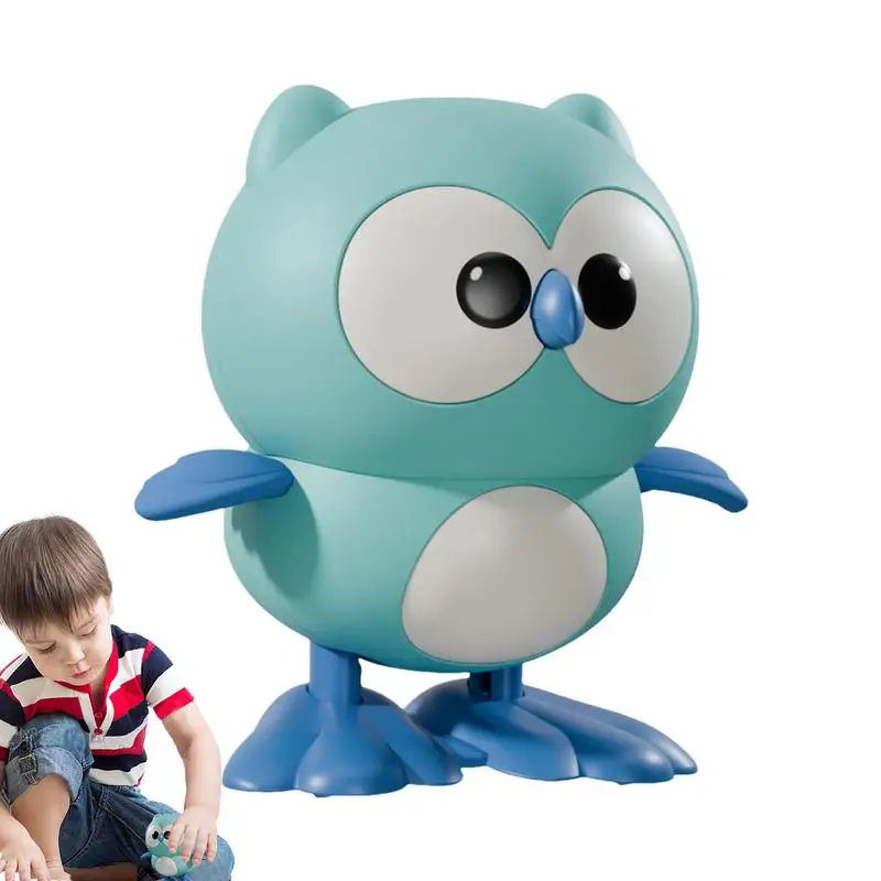 Windup-Walking-Animal-Toy-Clockwork-Owl-Cartoon-Toys-Kids-Colorful-Bird ...