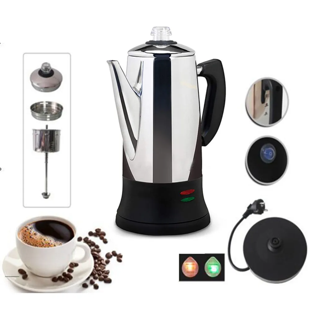 Cafeteras-baratas-Cafetera-italiana-cafetera-percoladora-el-ctrica-de ...
