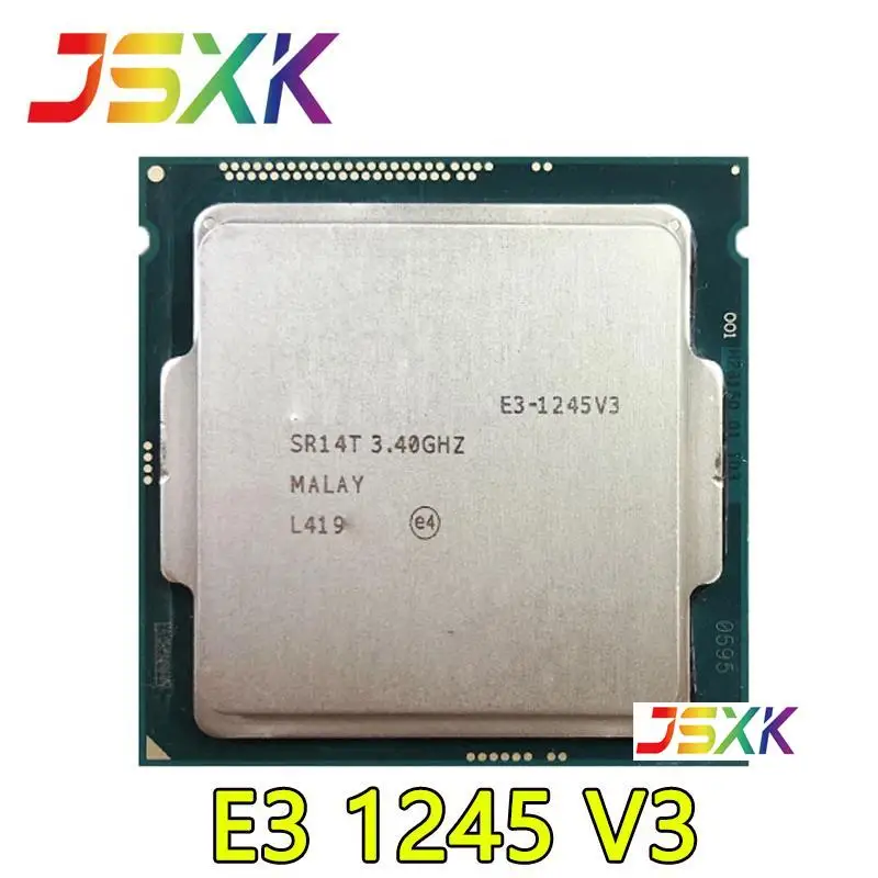 Para Intel Xeon E3 1245 v3 E3 1245v3 E3 1245 v3 3.4 GHz Usado Quad Core Oito Thread Processador ...