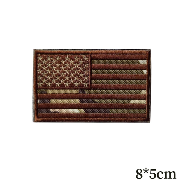 American Flag Lightning Specialforces Embroidery Hook and Loop Patches Airborne Backpack Badge ...
