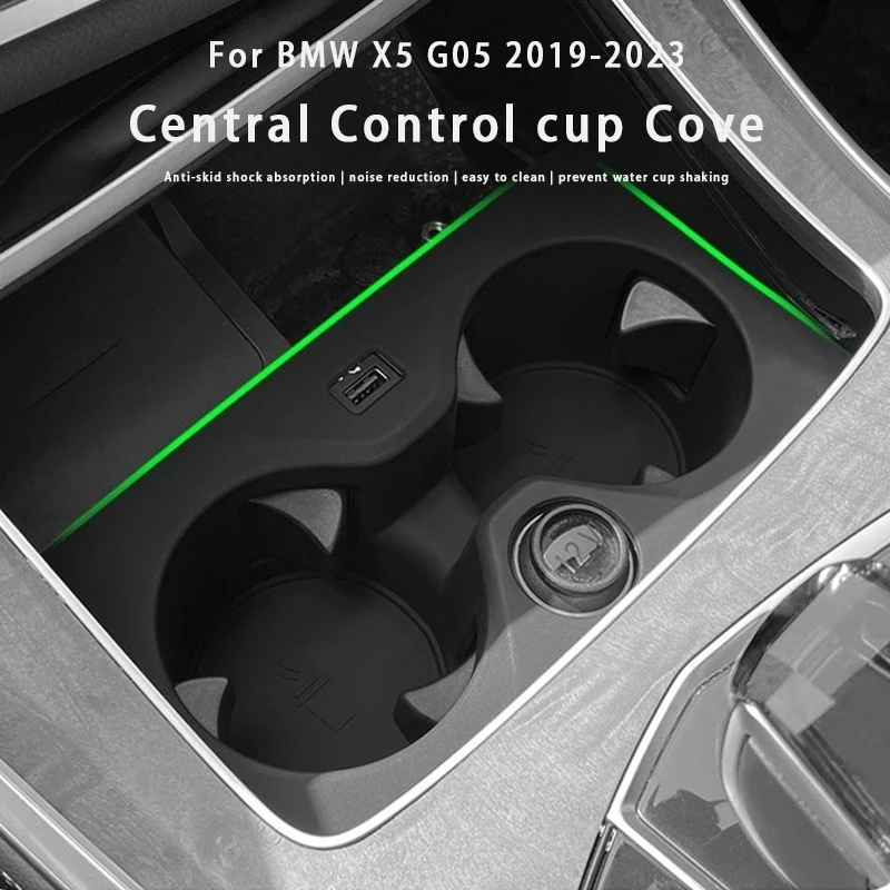 For BMW X5 X6 X7 G05 G06 G07 2019-2023 Center Console Water Cup Holder ...